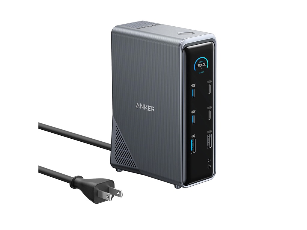 Anker, Prime Charging Docking Station (14-in-1, Dual Display, 160W ...