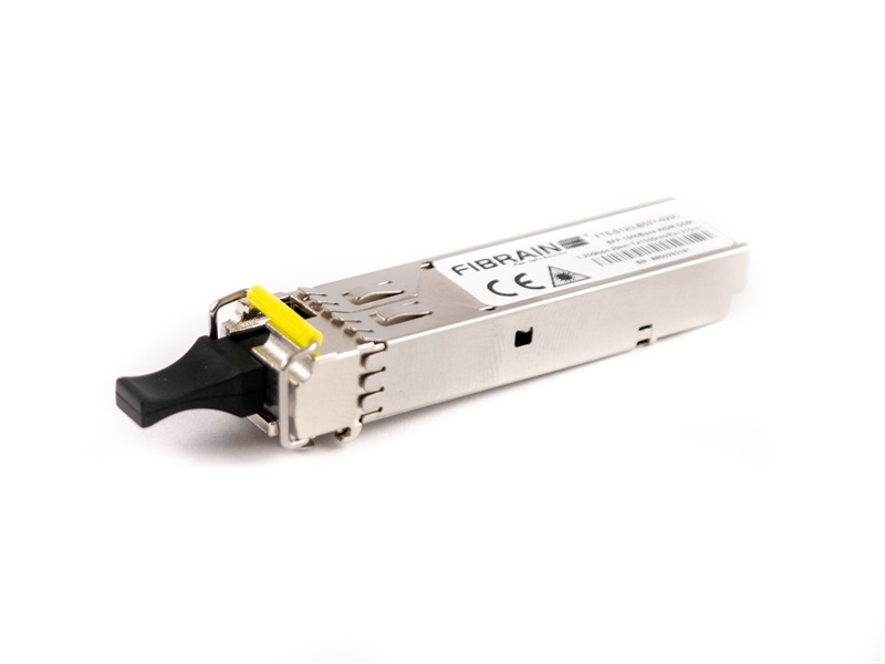 Fibrain, WDM SFP modul, 1GB, LC simplex DDMI, TX:1550nm, RX: 1310nm ...