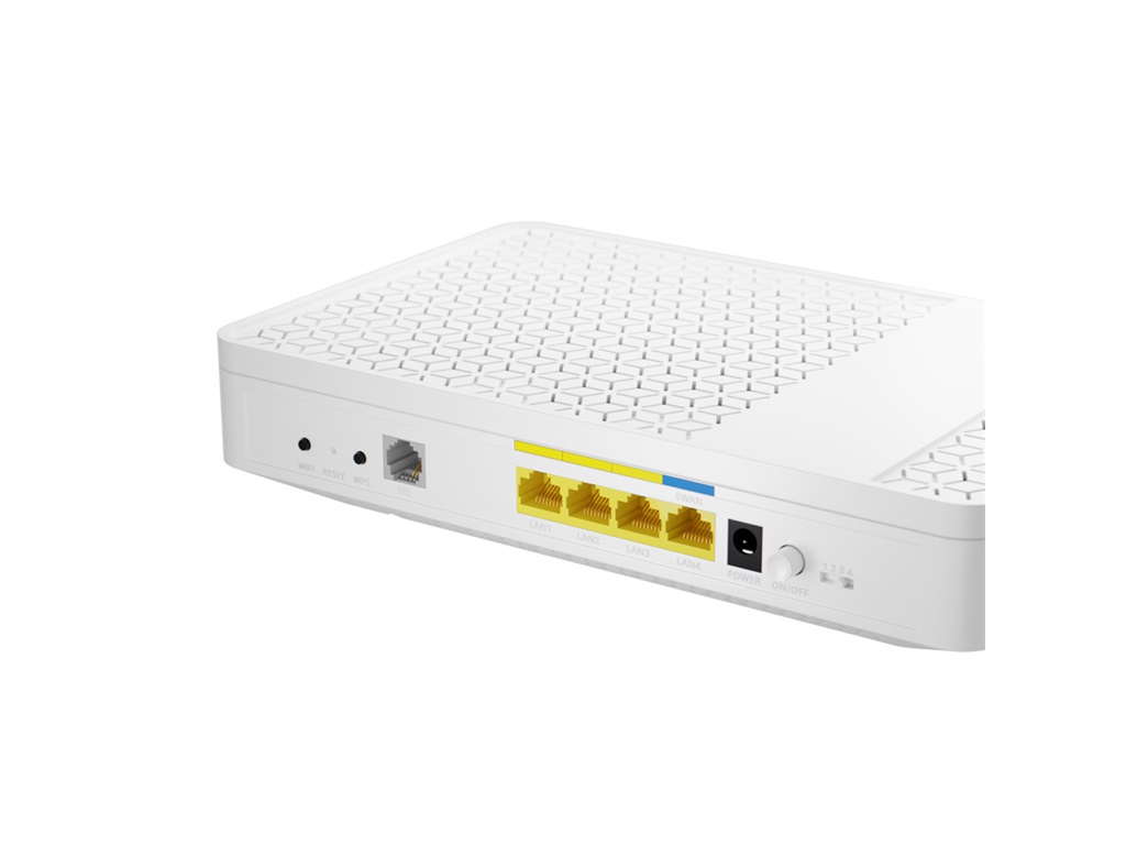 HALNy, GPON ONT B+ SC/APC, 4x 1G LAN, 1x VoIP, WiFi 6 (AX1800) 2x2 2 ...