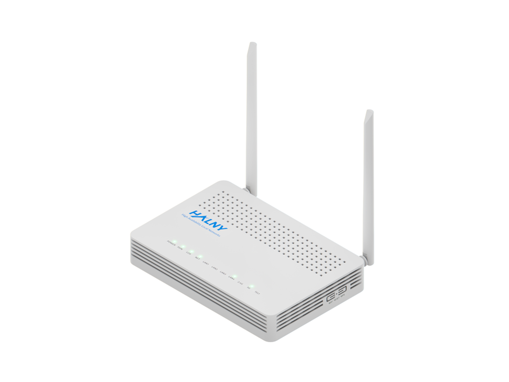HALNy GPON ONT B+ SC/APC, 4x 1G LAN, 2x VoIP, WiFi b/g/n/ac 2x2 2,4GHz ...