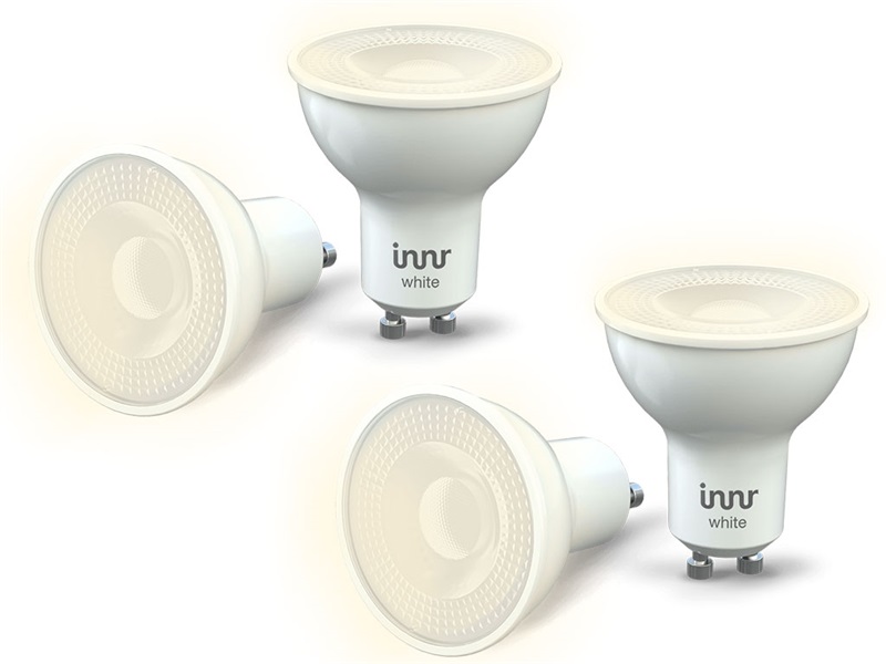 Innr, Smart Spot GU10 White 350lm, single lens, Z3.0, 4-pack ...
