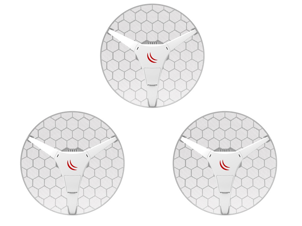 MikroTik, LHG 5 (RBLHG-5nD) - 3 pack - AccessPoint Kft.