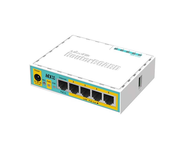 MikroTik, RouterBOARD 750UP r2 (hEX PoE lite) - AccessPoint Kft.