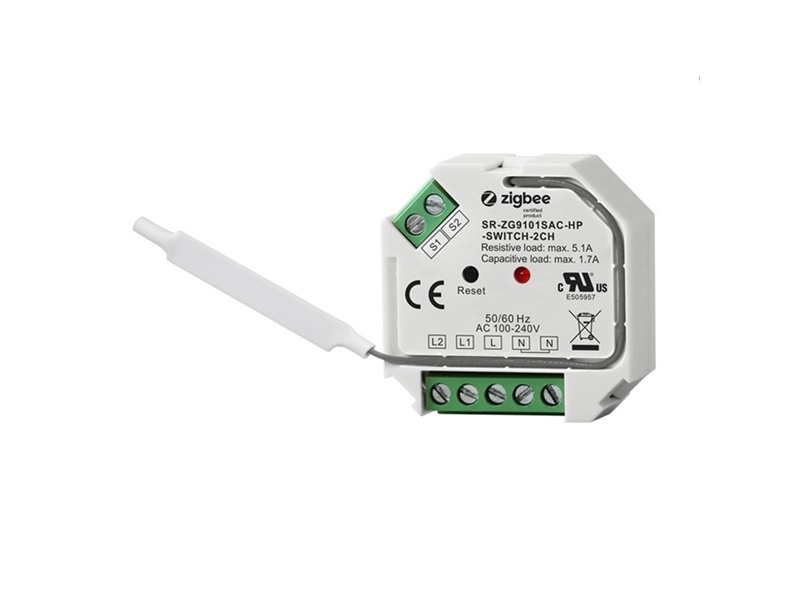 Sunricher, ZigBee Double Switch Module - AccessPoint Kft.