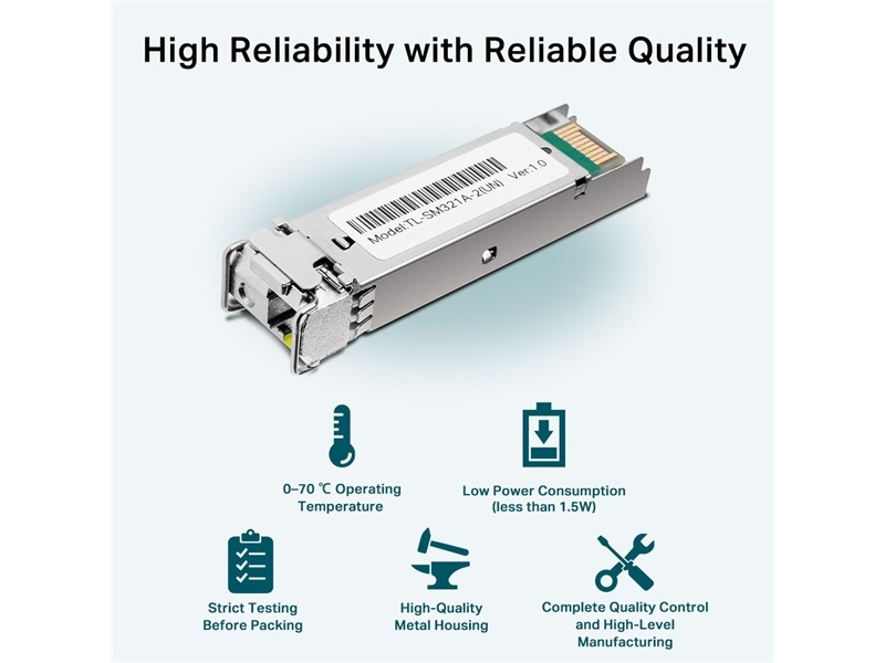 TP-Link, Omada 1000Base-BX WDM Bi-Directional SFP Module - AccessPoint Kft.