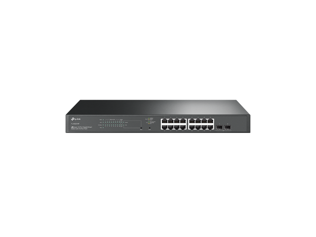 TP-Link, Omada 18-Port Gigabit Smart Switch with 16-Port PoE+ (SG2218P ...
