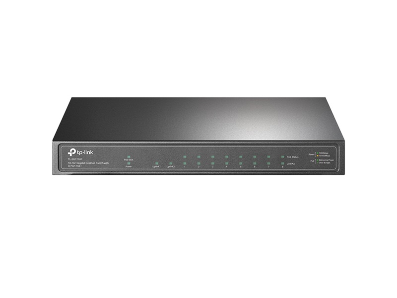 TP-Link, TL-SG1210P 10-Port Gigabit Desktop Switch, 8-Port PoE+ ...