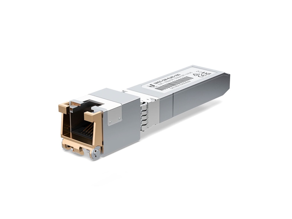 Ubiquiti, 10G SFP+ - 10G RJ-45 átalakító modul, 30m - AccessPoint Kft.
