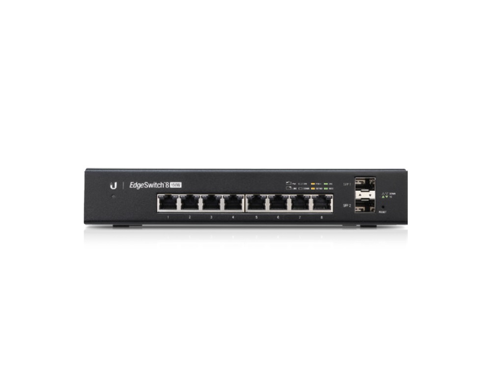 Ubiquiti, EdgeSwitch 8 (150W) - AccessPoint Kft.